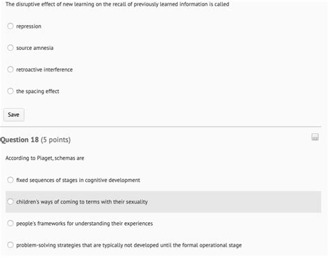 Solved The Disruptive Effect Of New Learning On The Recall Chegg Com