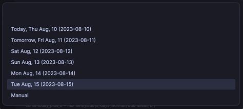 I Created The Date Picker With The Templater Plugin Share Showcase