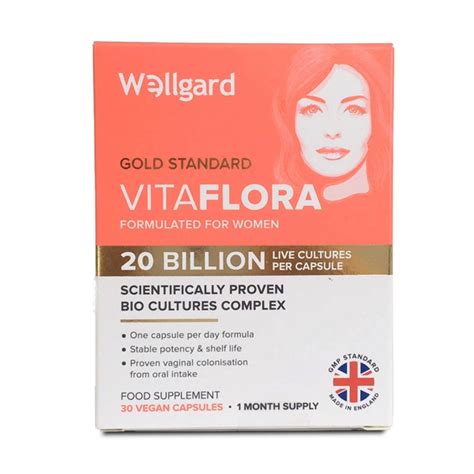 Men Vi Sinh Phụ Khoa Chứa 20 Tỉ Lợi Khuẩn Wellgard Probiotics Vitaflora