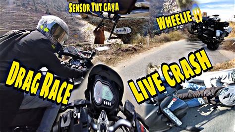 Socha Nahi Tha R15 Me Wheelie 😱 Live Crash 😭 Hoga Wheelie Crash