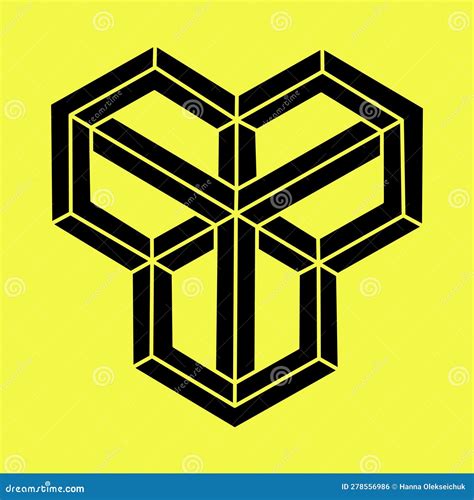 Impossible Shapes Optical Illusion Figure Vector Escher Paradox Optical Art Object Geometry