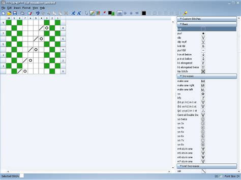 4 Different Ways To Make Knitting Charts Part 3 Chart Editor