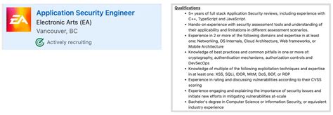 Application Security Engineer Salary Skills Requirements Kondukto