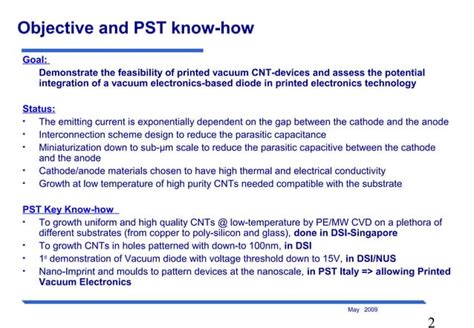 Cnt Vacuum Electronics 9 May 09 Ppt