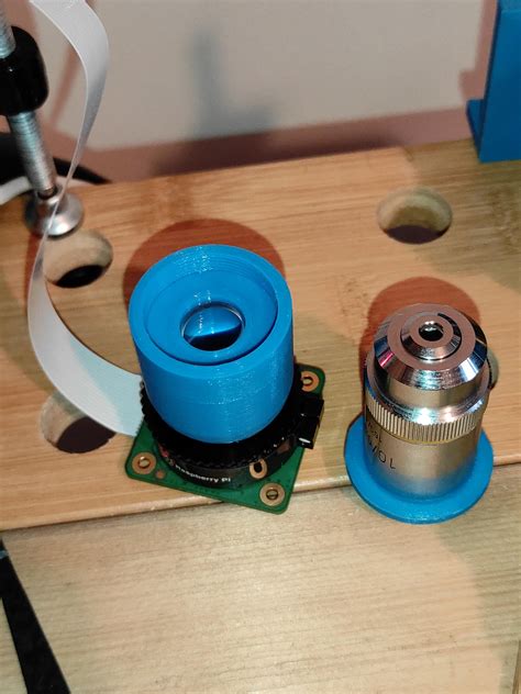 Optical Adapter For Microscope Lens To Rspi Hq Camera R Functionalprint