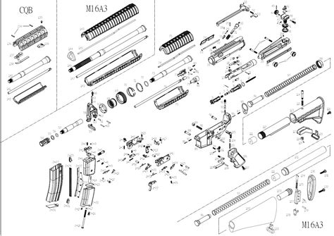 We อะไหล่ M4a1 M4ris Cqb M16a3 V3 อะไหล่ปืนแก๊ส Igun Airsoft