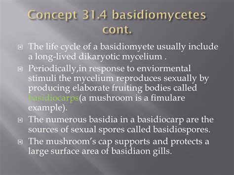 Chapter 31 Fungiby Johnny Elvir Ppt Video Online Download