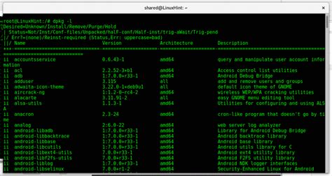 arch linux list all installed packages design talk