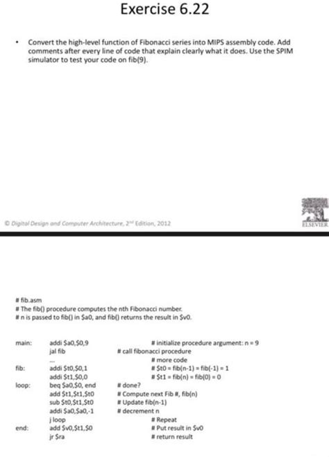 Solved Convert The High Level Function Of Fibonacci Series Chegg