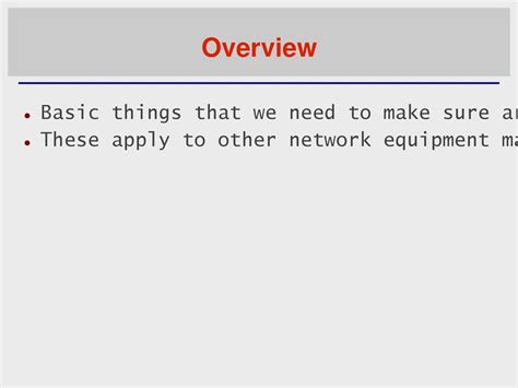 Cisco Configuration Elements Ppt Download