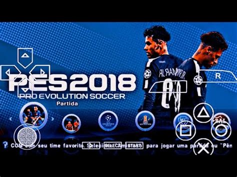 PES 2018 MOD TEXTURA PARA PPSSPP!!! - YouTube
