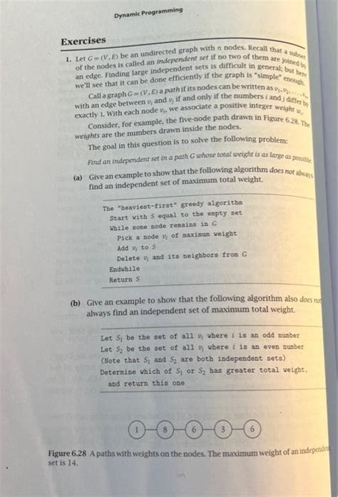 Solved Exercises Let G V E Be An Undirected Graph With Chegg