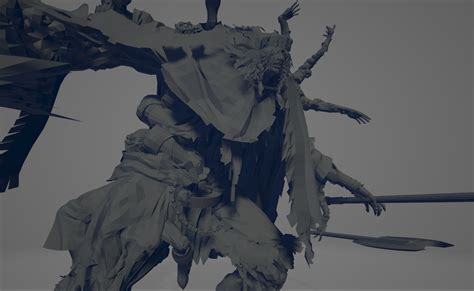 💍 Elden Ring Godrick The Grafted Boss・ Stl File For ・cults