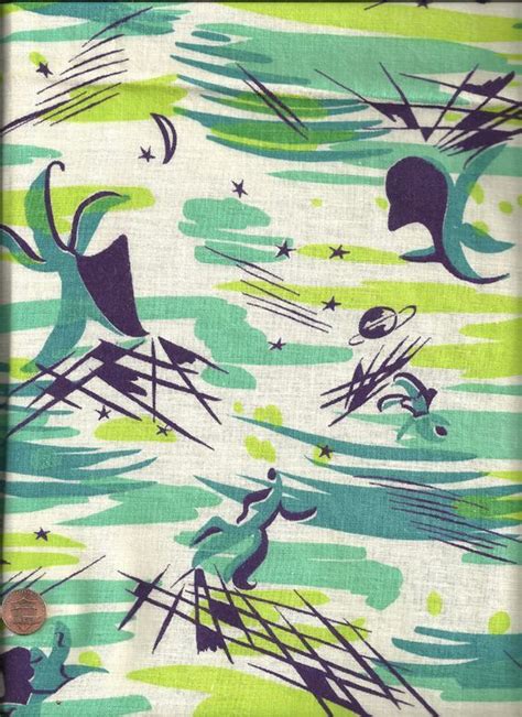 Abstract Space Age Atomic In Greens