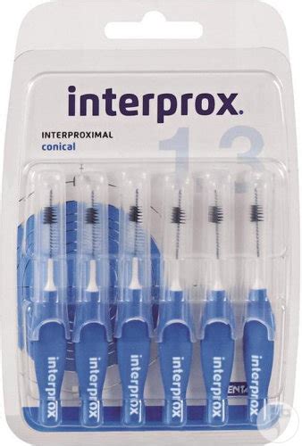 Interprox Premium Conical Bleu 3 5 6mm Brossettes Interdentaires 6