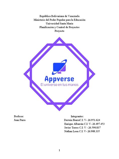 Ejemplo De Proyecto Profesional Pdf