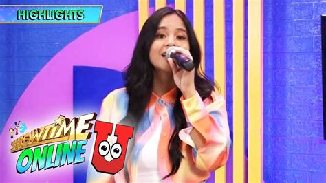 Janah Zaplan Performs I Luv U Showtime Online U Youtube