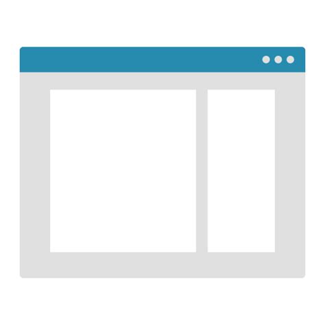 Right Sidebar Free Web Icons