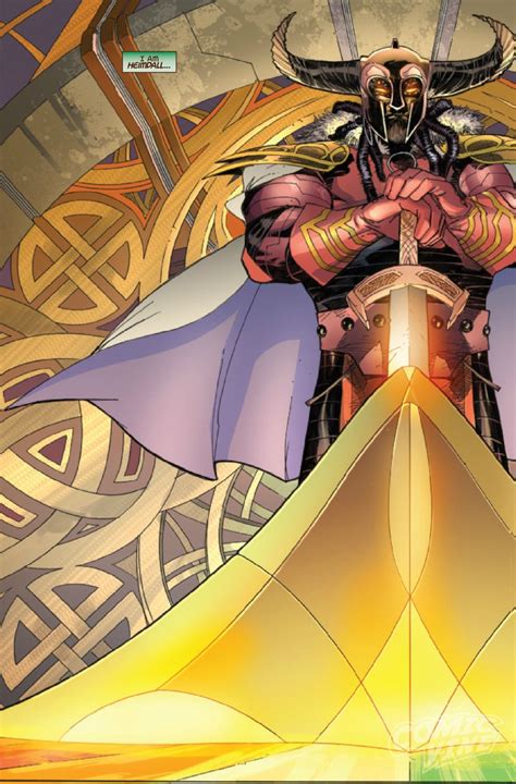 No Caption Provided Asgard Marvel Marvel Comics Art Thor Comic