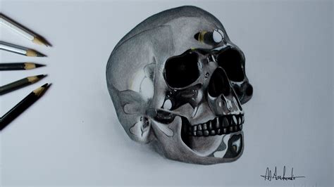 Realistic Skull Drawing At GetDrawings Free Download