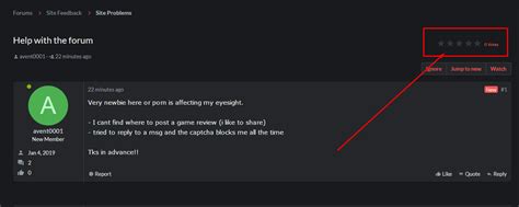 Help With The Forum F95zone
