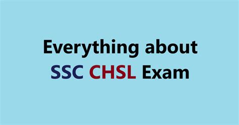 Everything About Ssc Chsl Exam Lovhind