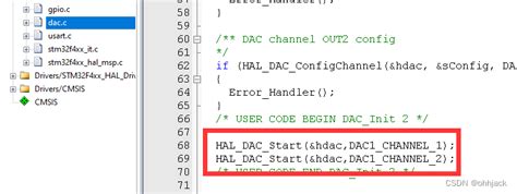 Stm32cubemx Hal学习记录：dacstm32 Hal Dac1 Csdn博客
