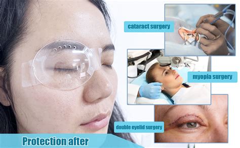 EDWERD Clear Eye Protect Shield Med Cataract Sur Gery Recovery Cover