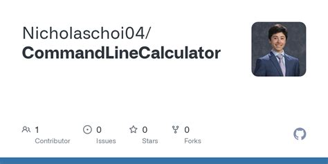 GitHub Nicholaschoi04 CommandLineCalculator