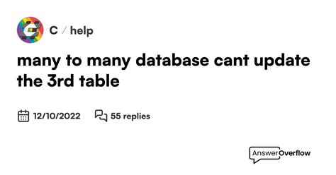 Many To Many Database Cant Update The 3rd Table C