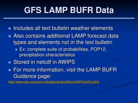 Ppt Accessing And Using Gfs Lamp Products Powerpoint Presentation
