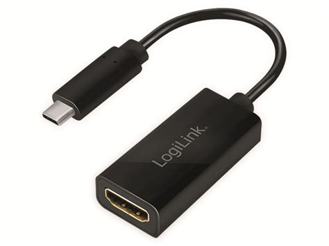 Logilink Usb Adapter Ua0380 Usb C Stecker Zu Hdmi Buchse Hier Kaufen Auf Ner De