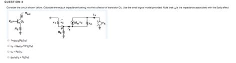 Solved Question 3 Consider The Circuit Shown Below