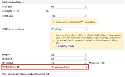 Acme Certificate Support Fortigate Fortios Fortinet 52 Off