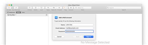 Access From Apple Mail Plesk Obsidian Documentation