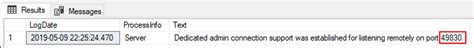 SQL Server Como conectar utilizando a conexão DAC Dedicated Admin Connection sem o SQL