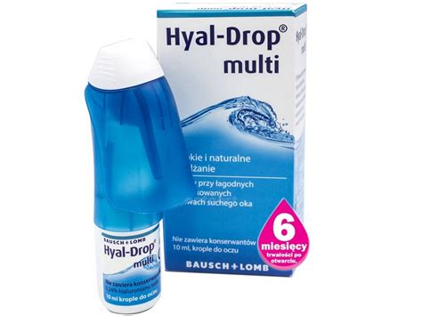 Krople nawilżające do oczu Hyal Drop Multi ml oficjalne archiwum Allegro