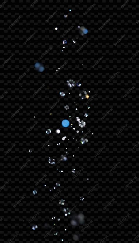 Ethereal Effervescence Sparkling Iridescent Bubbles Of Light Rise And