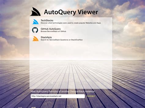 Github Servicestackappsautoqueryviewer Native Ipad App For Browsing