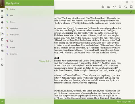 Windows Highlights And Highlighters Olive Tree