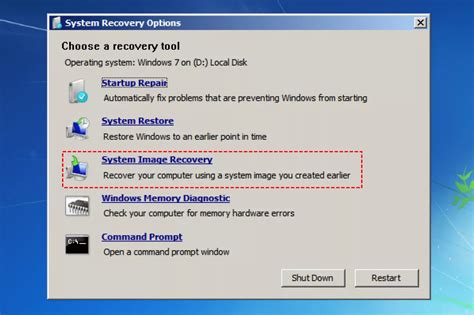 How To Use Windows System Image To Restore A Hard Disk