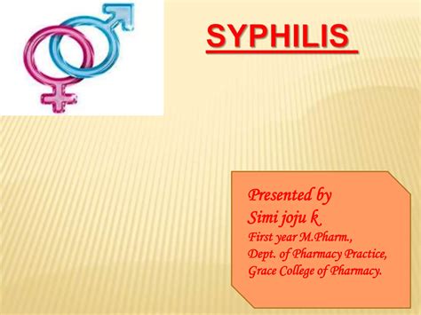 Syphylis Ppt