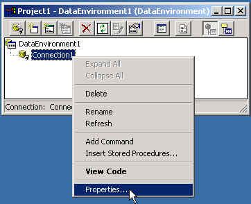 Data Access Dreams With VB S Data Environment Part 1 Database Journal