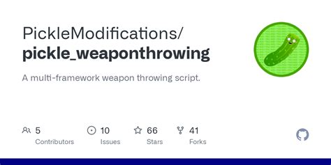 Pickleweaponthrowingconfiglua At Main · Picklemodificationspickleweaponthrowing · Github