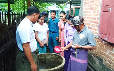 ကြံခင်းမြို့၌ သွေးလွန်တုပ်ကွေးရောဂါ ကြိုတင်ကာကွယ်ရေး အဘိတ်ဆေးခတ်ခြင်းန
