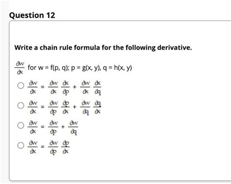 Solved Question Solve The Problem Evaluate Dw Dt Att Chegg Com