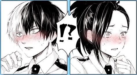 Yaoyorozu Momo And Todoroki Shouto Boku No Hero Academia Drawn By