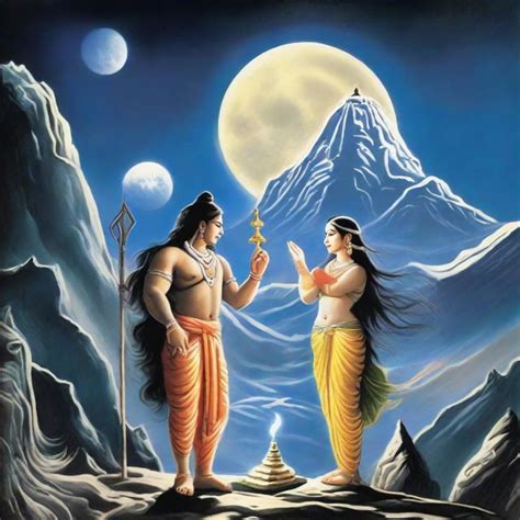 Lord Shiva, God of Destruction & Rebirth, Meditating on Mount Kailash