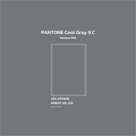 About PANTONE Cool Gray C Color Color Codes Similar Colors And Paints Colorxs Com