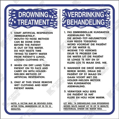 Wc722 Drowning Treatment Kontra Signs